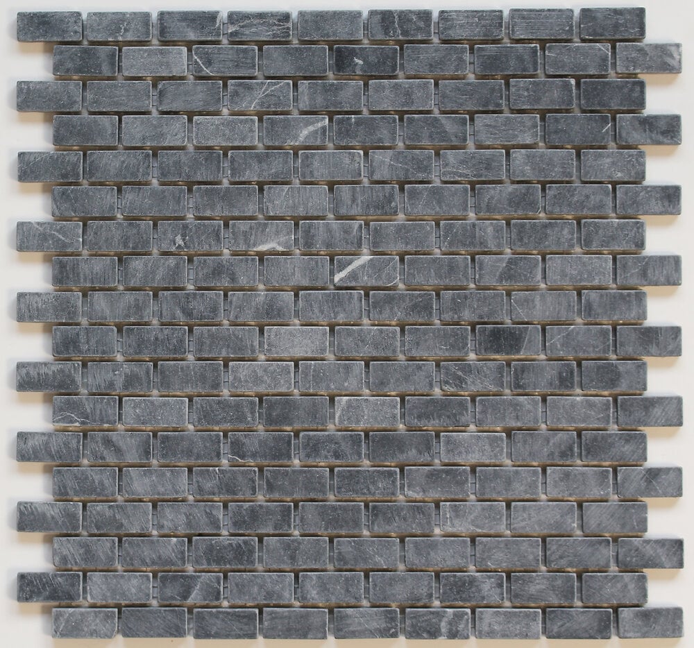 Mosaïque marbre marquina noir vieilli | Bricomarché
