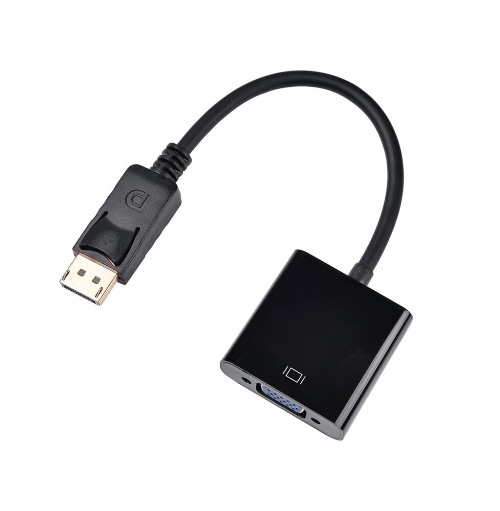 Convertisseur displayport vga mâle femelle noir | Bricomarché