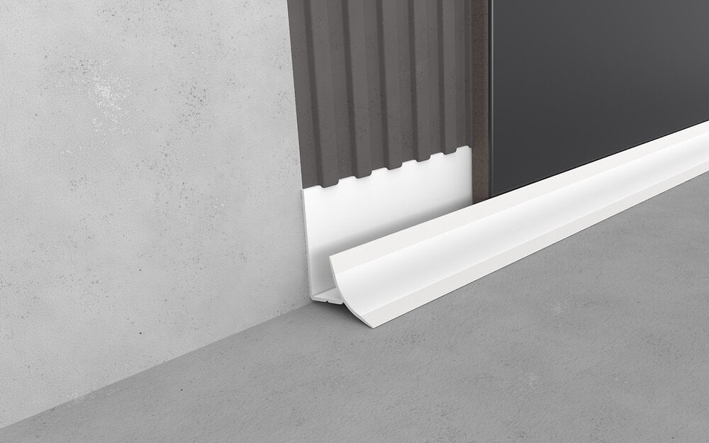 Profile angle interieur-etancheite 6mm pvc blanc 2m50 | Bricomarché
