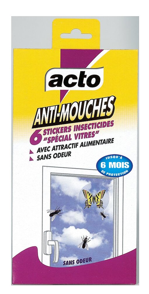 Stickers insecticides anti-mouches x7 | Bricomarché