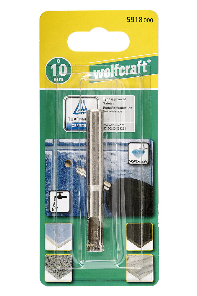 1 Foret diamant carrelage P35 D 10 | Bricomarché