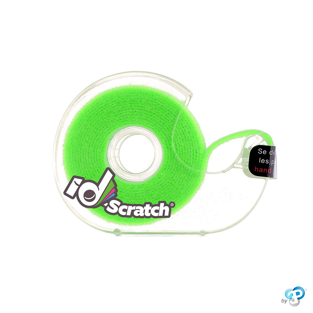 Bande scratch auto-agrippante ID-SCRATCH VERT FLUO | Bricomarché