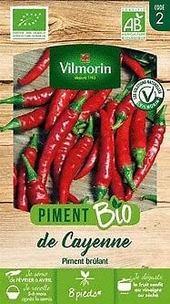 Piment Demi-long de Cayenne bio | Bricorama