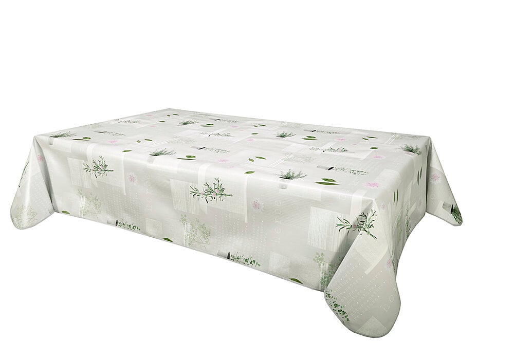 Nappe biais rectangle 140x200cm Modèle Aromatic écru | Bricomarché