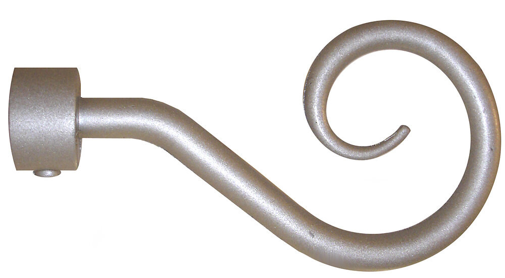 Embout tringle à rideaux, crosse diamètre 20mm nickel | Bricomarché