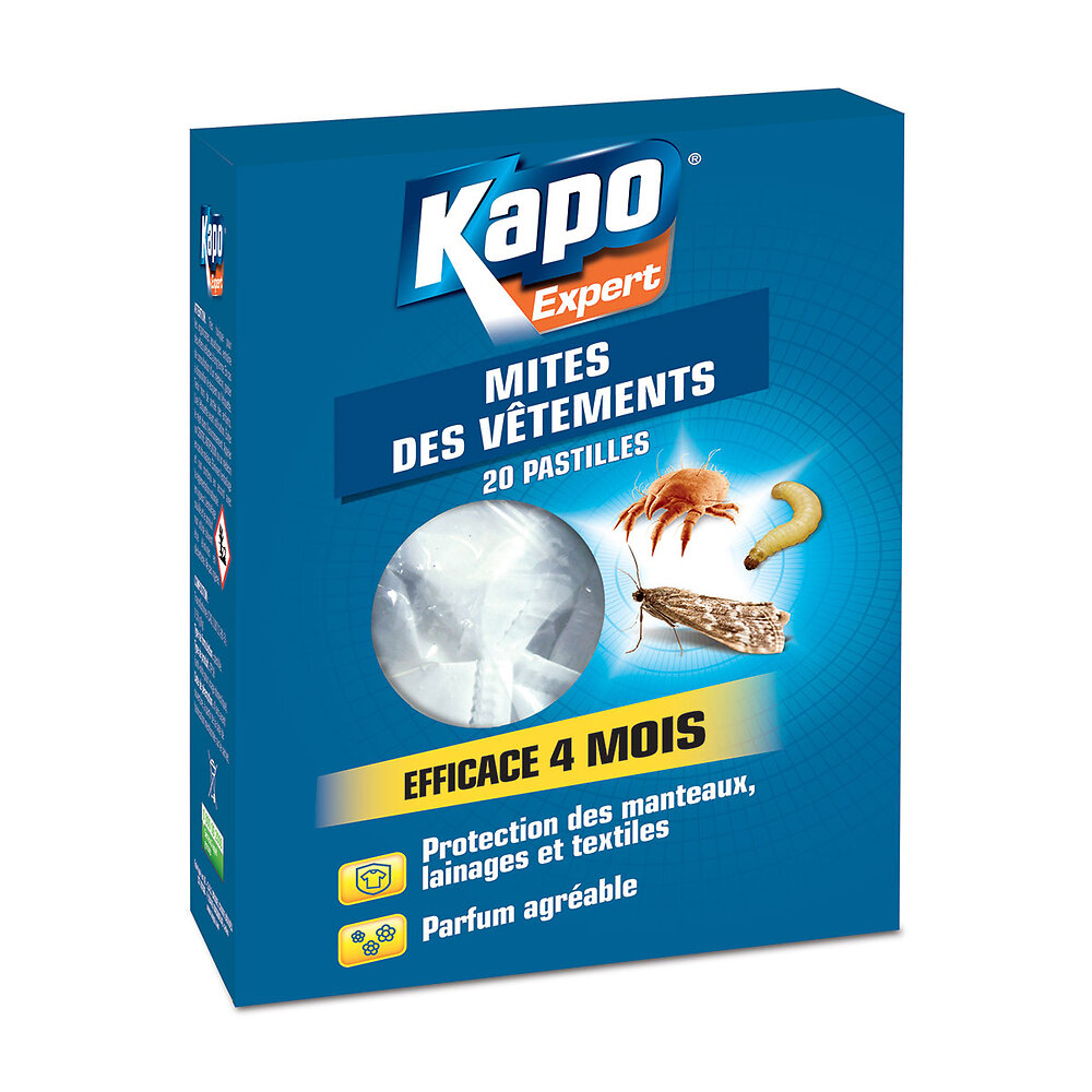 Insecticide Mites textile Sachet 20 Pastilles | Bricomarché