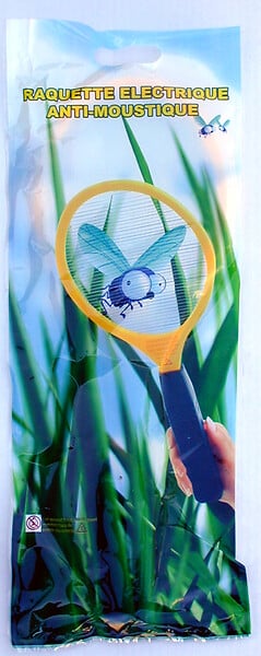 Raquette electronique anti insecte volants sachet LUCIFER | Bricomarché