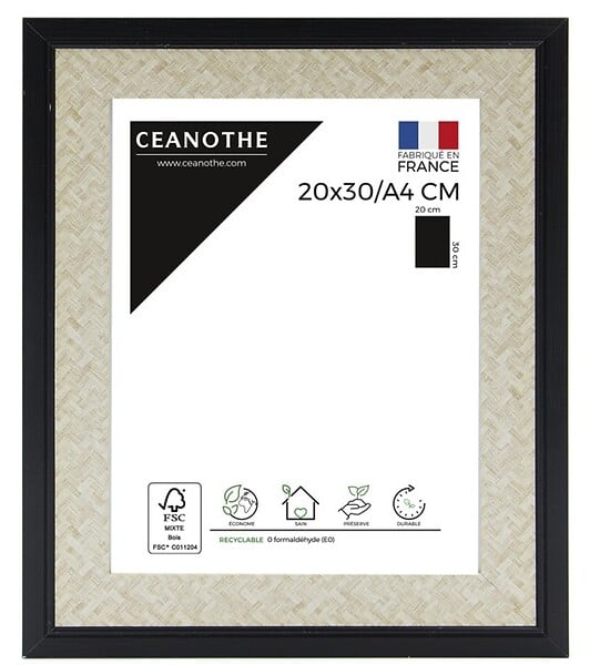 Cadre 20X30-A4 Palma noir | Bricomarché