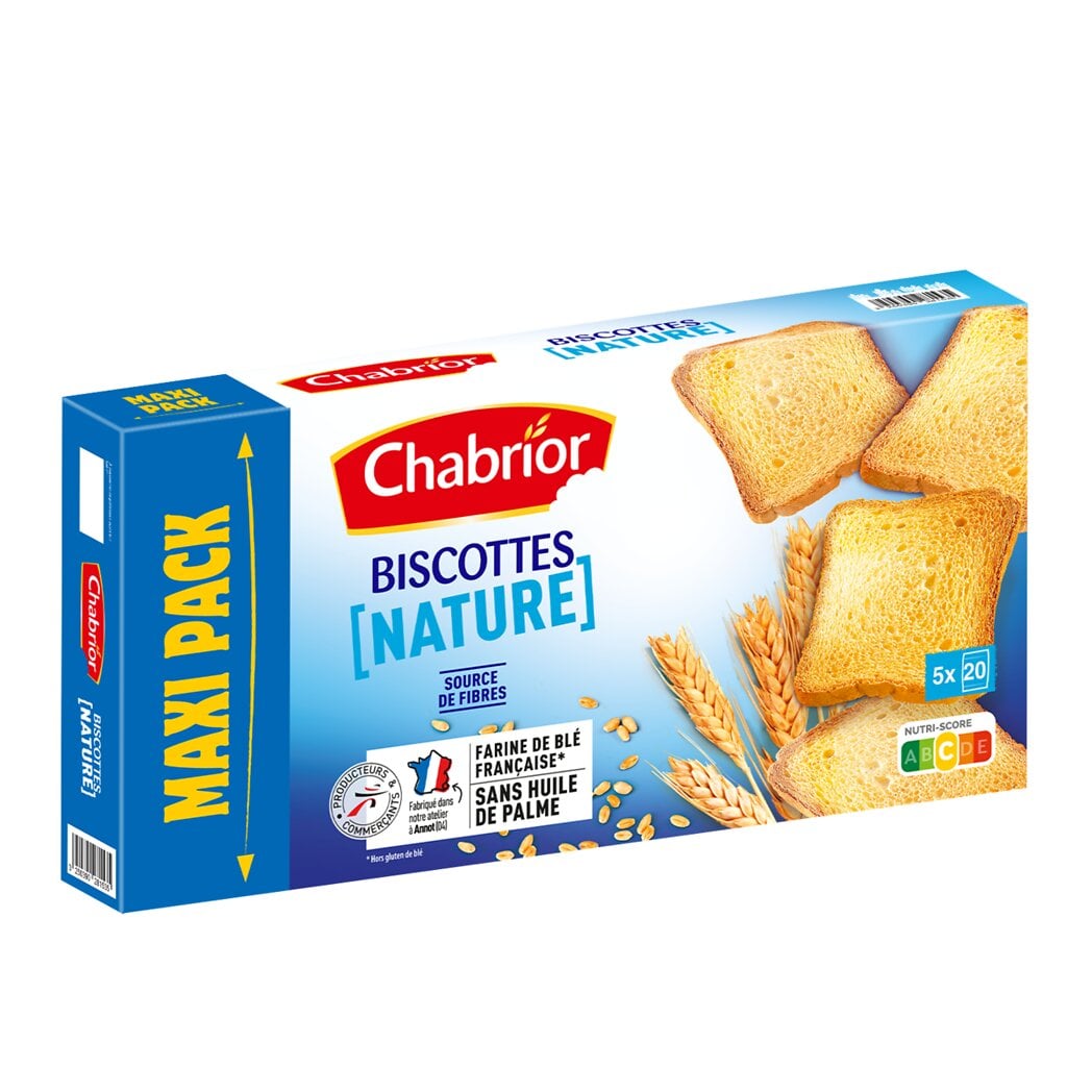 biscottes et pains grilles, en Drive ou livraison à domicile