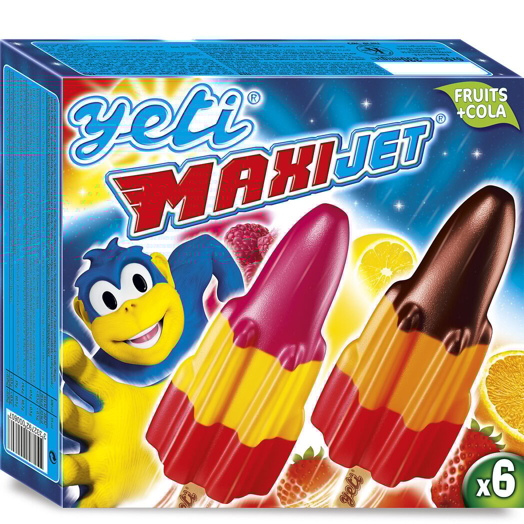 Glaces aux fruits - Maxijet Yeti - Intermarché