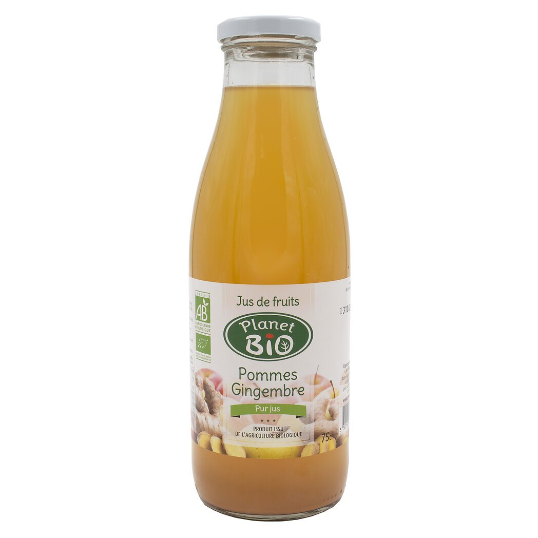 Jus de pommes gingembre Planet Bio - Intermarché