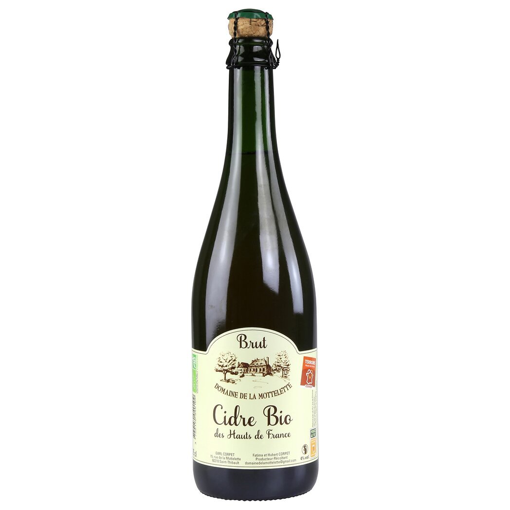 Cidre Brut BIO Domaine de la Mottelette - Intermarché
