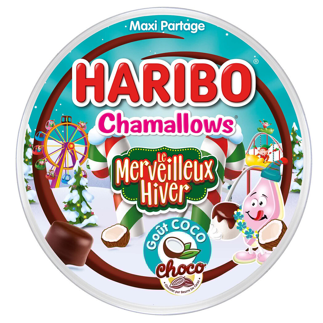 Chamallows goût coco choco Haribo - Intermarché