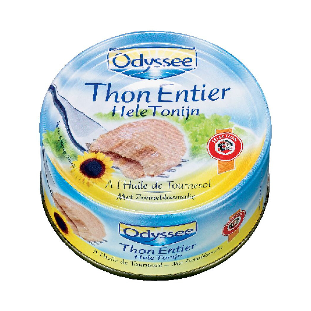 Thon entier à l'huile de tournesol Odyssée - Intermarché