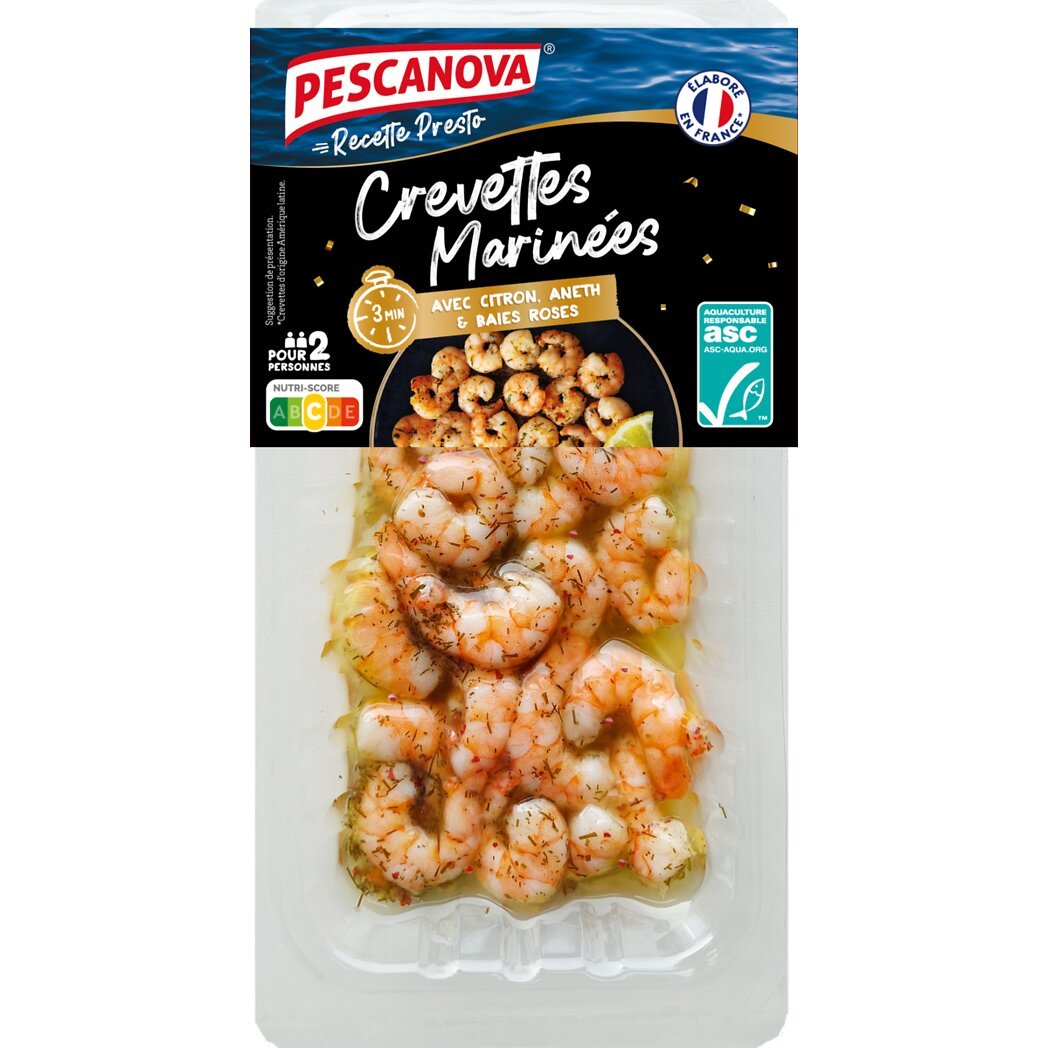 Crevettes Sauce Citron Aneth Baies roses - Recette Presto - ASC ...