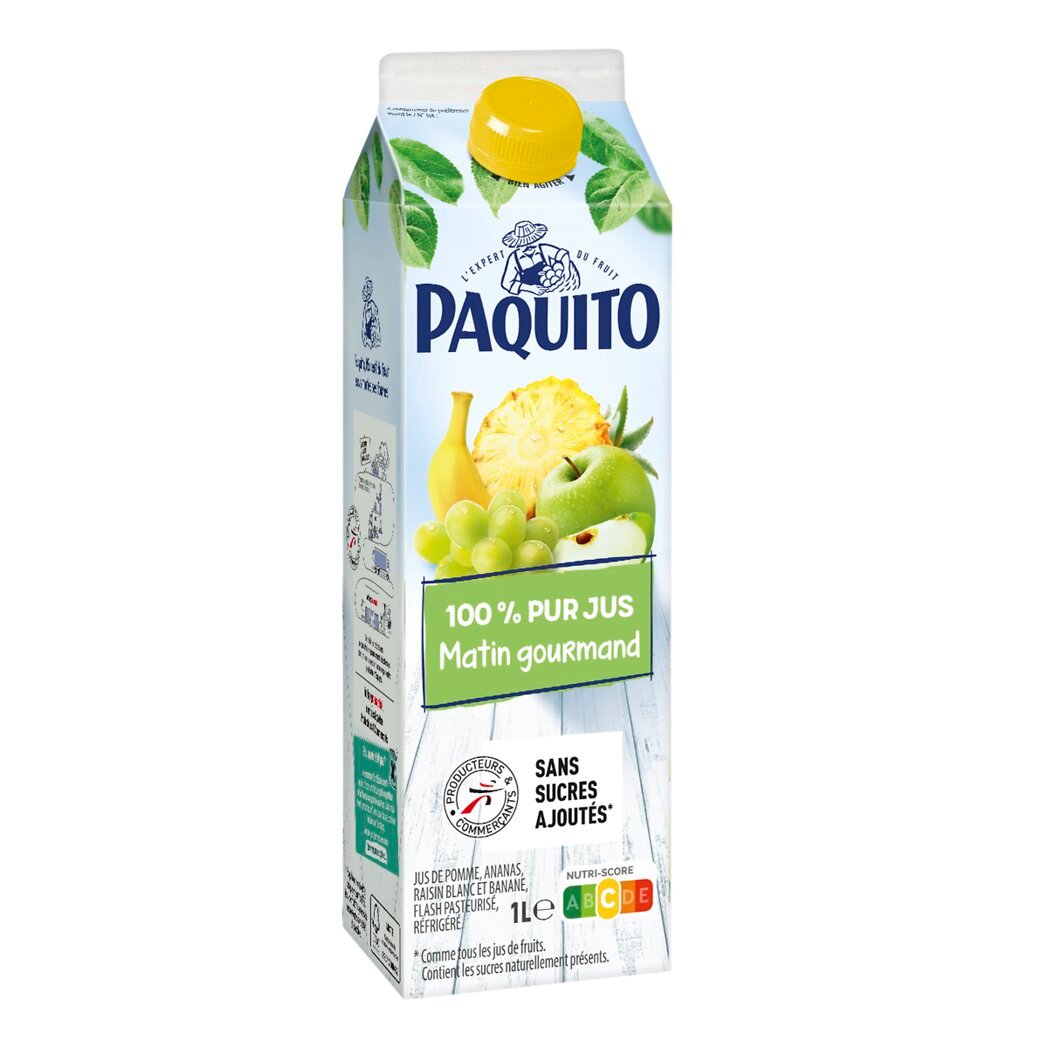 100% Pur Jus - Jus de fruits Matin Gourmand Paquito - Intermarché
