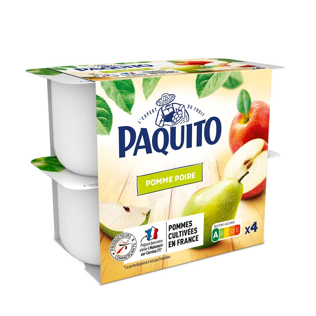 Spécialité de fruits pomme poire Paquito - Intermarché