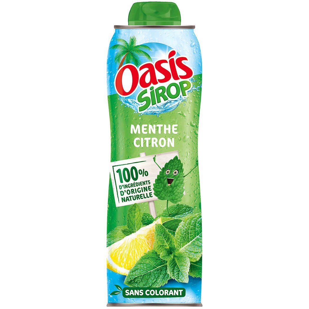 Sirop menthe citron Oasis - Intermarché