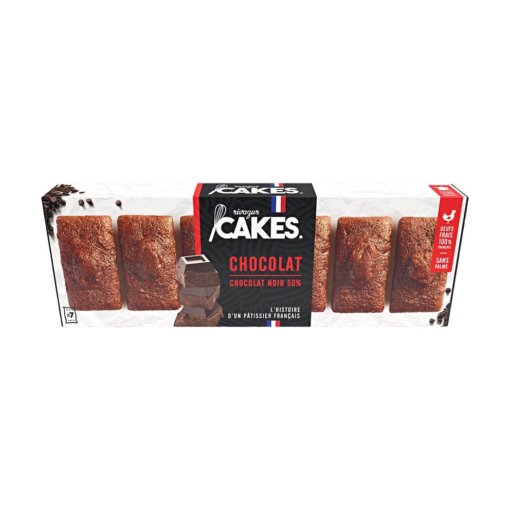 Mini cakes chocolat noir Rivazur Cakes - Intermarché