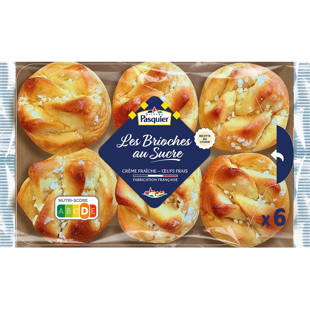 Brioches au sucre Brioche Pasquier - Intermarché