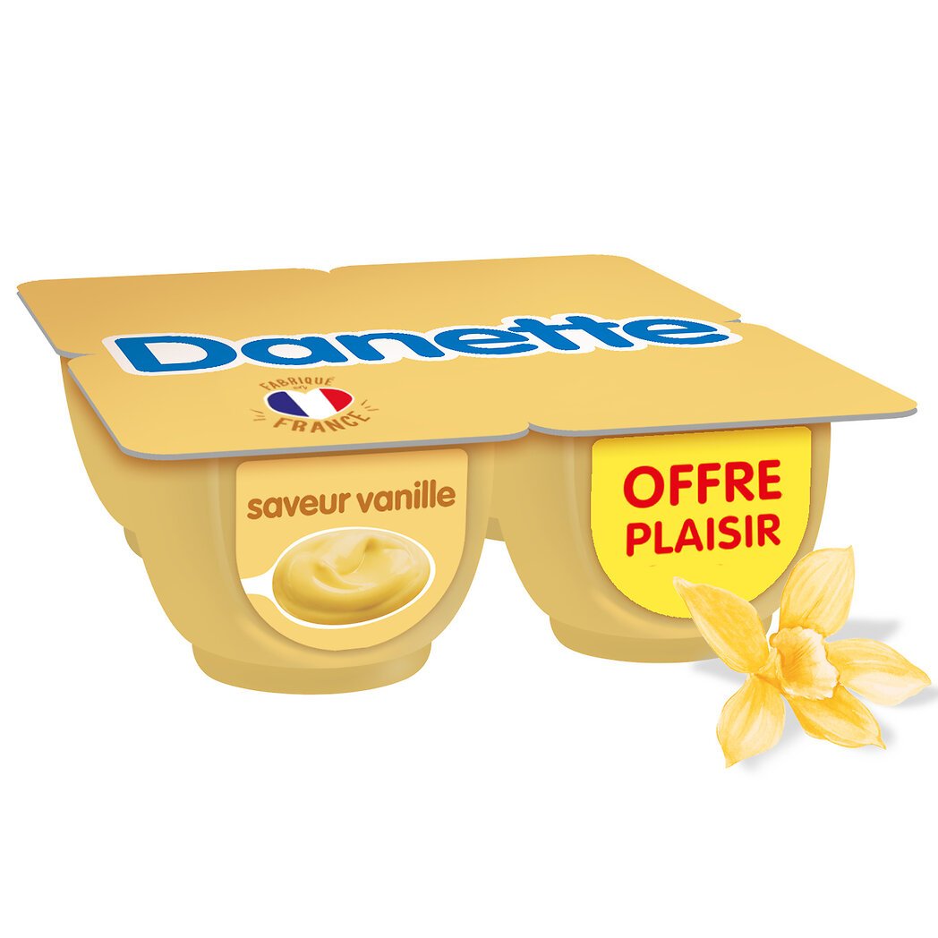 Crème dessert vanille Danette - Intermarché