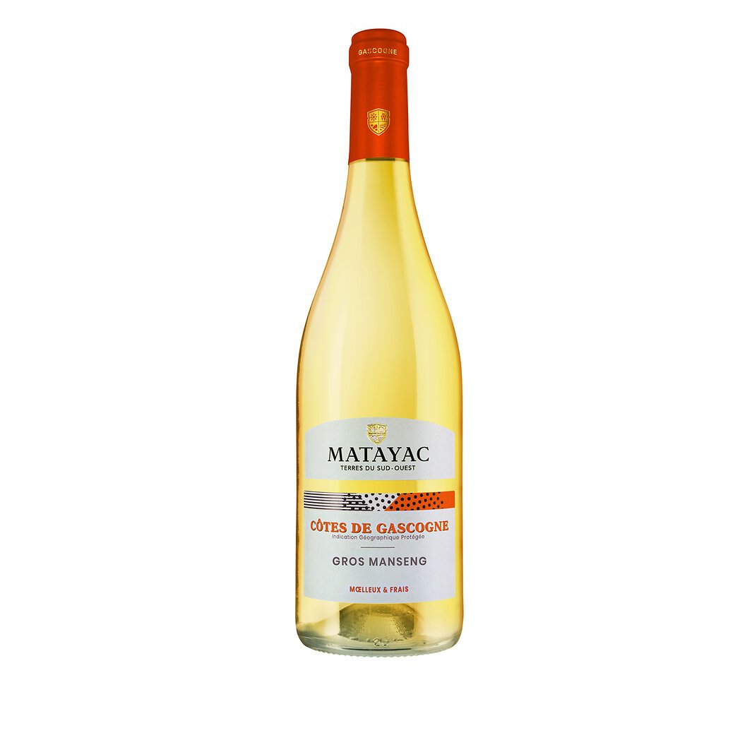 Côtes de Gascogne Gros Menseng Sauvignon , Vin blanc moelleux Matayac ...