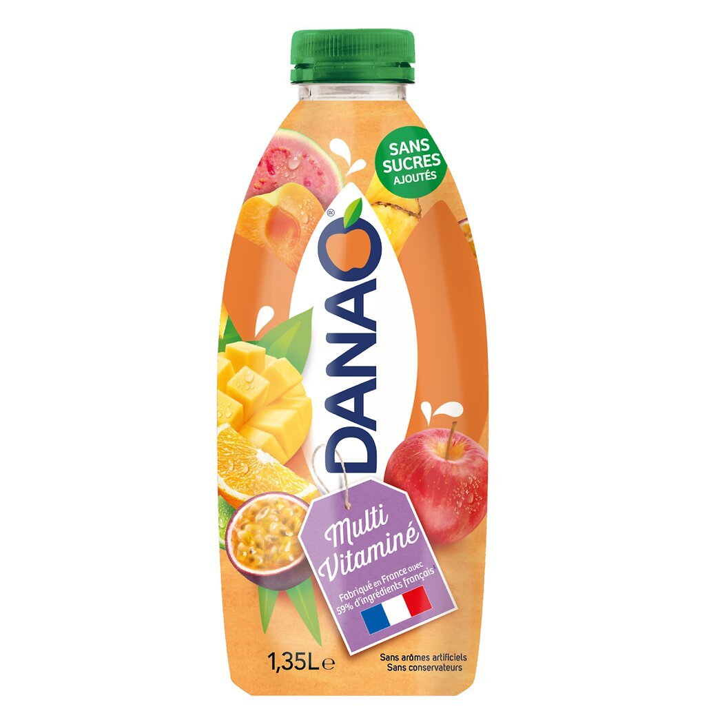 Boisson au jus de fruits et au lait multivitaminé Danao - Intermarché
