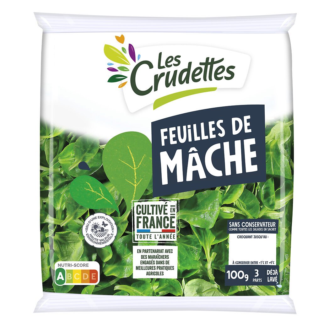 Feuilles de mâche Les Crudettes - Intermarché