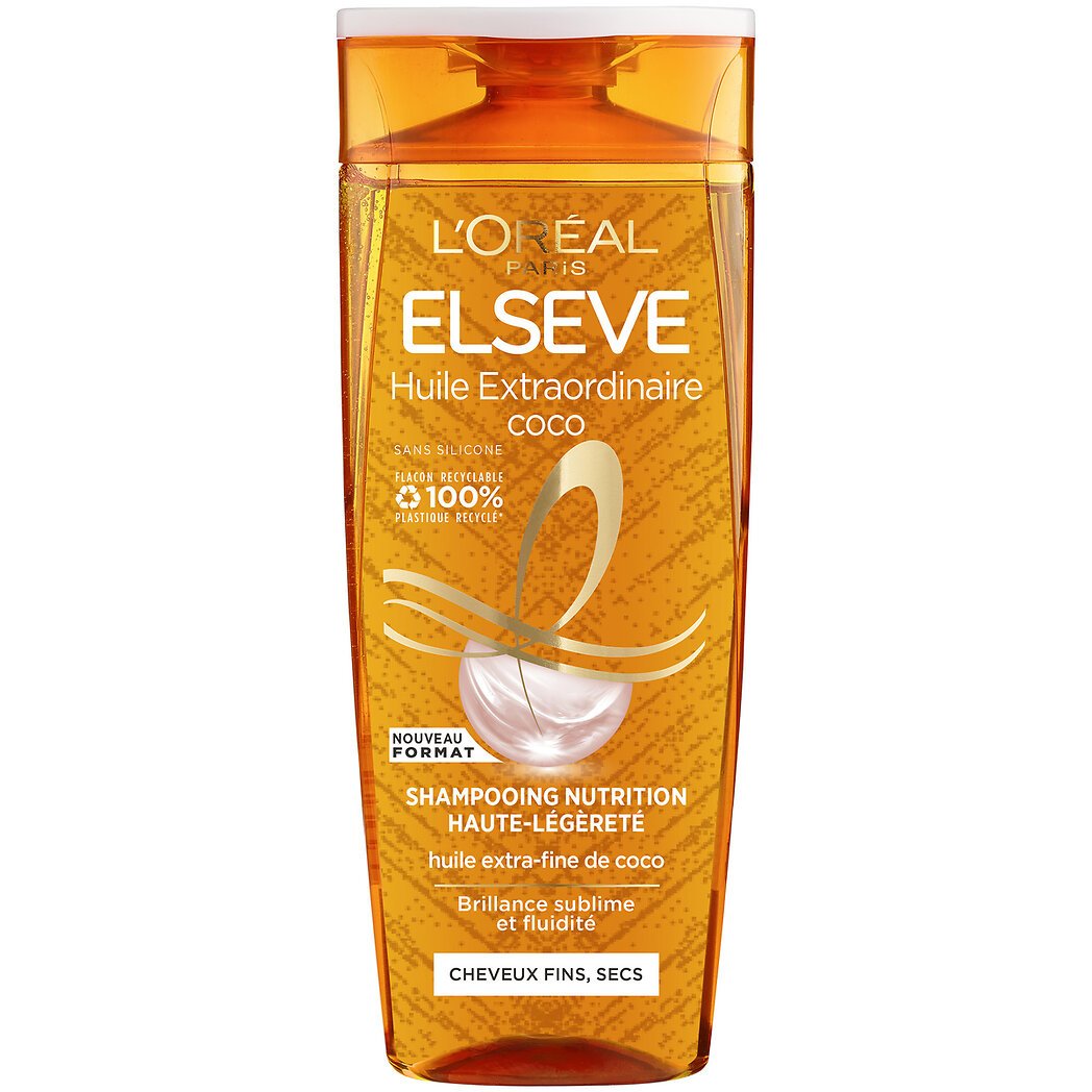 Elseve - Shampoing huile extraordinaire de coco L'Oréal Paris - Intermarché