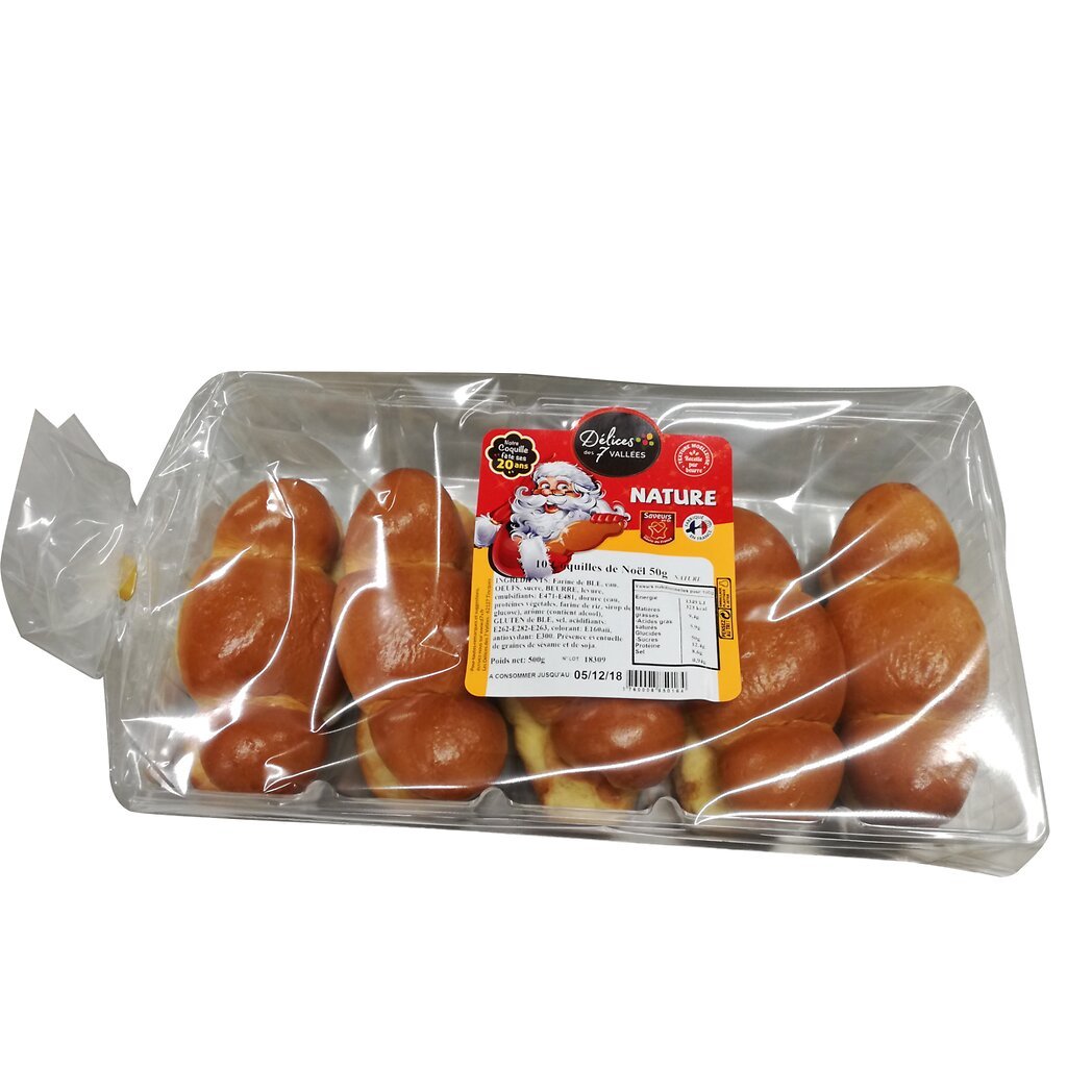 Coquilles Noël nature Délices des 7 Vallées - Intermarché