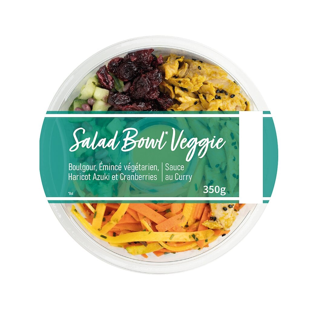 Boulgour Emincé végétarien. haricot azuki et cranberries Sauce au curry ...