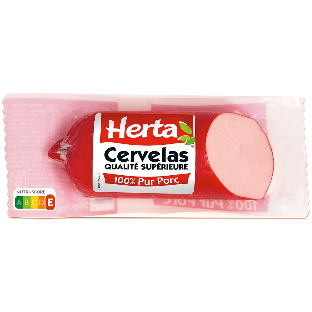 Cervelas 100% pur porc Herta - Intermarché Cervelas 100% pur porc Herta - Intermarché