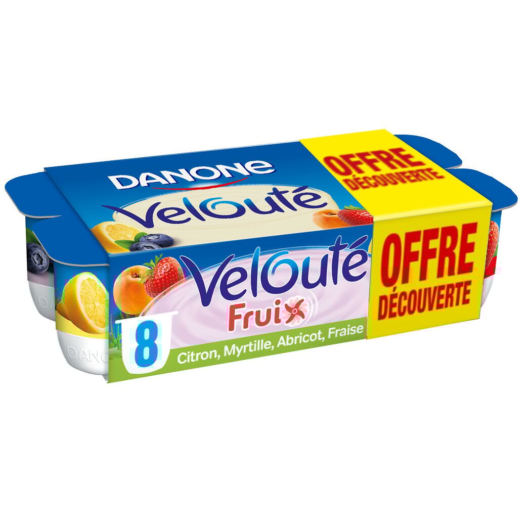 Yaourt aux fruits brassé - Velouté Fruix Danone - Intermarché