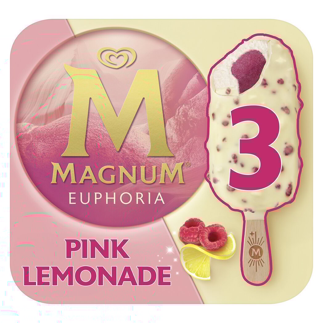 Glace euphoria pink lemonade Magnum - Intermarché